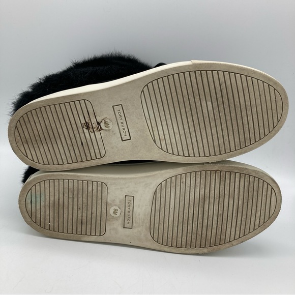 Tory Burch | Shoes | Tory Burch Angelica Suede And Rabbit Fur Tassel ...